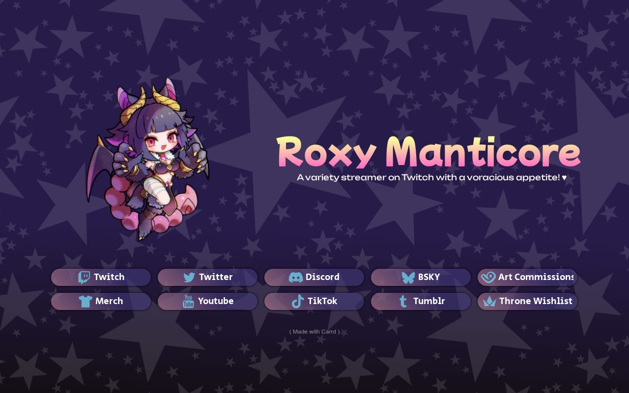 Roxy Manticore Social Media